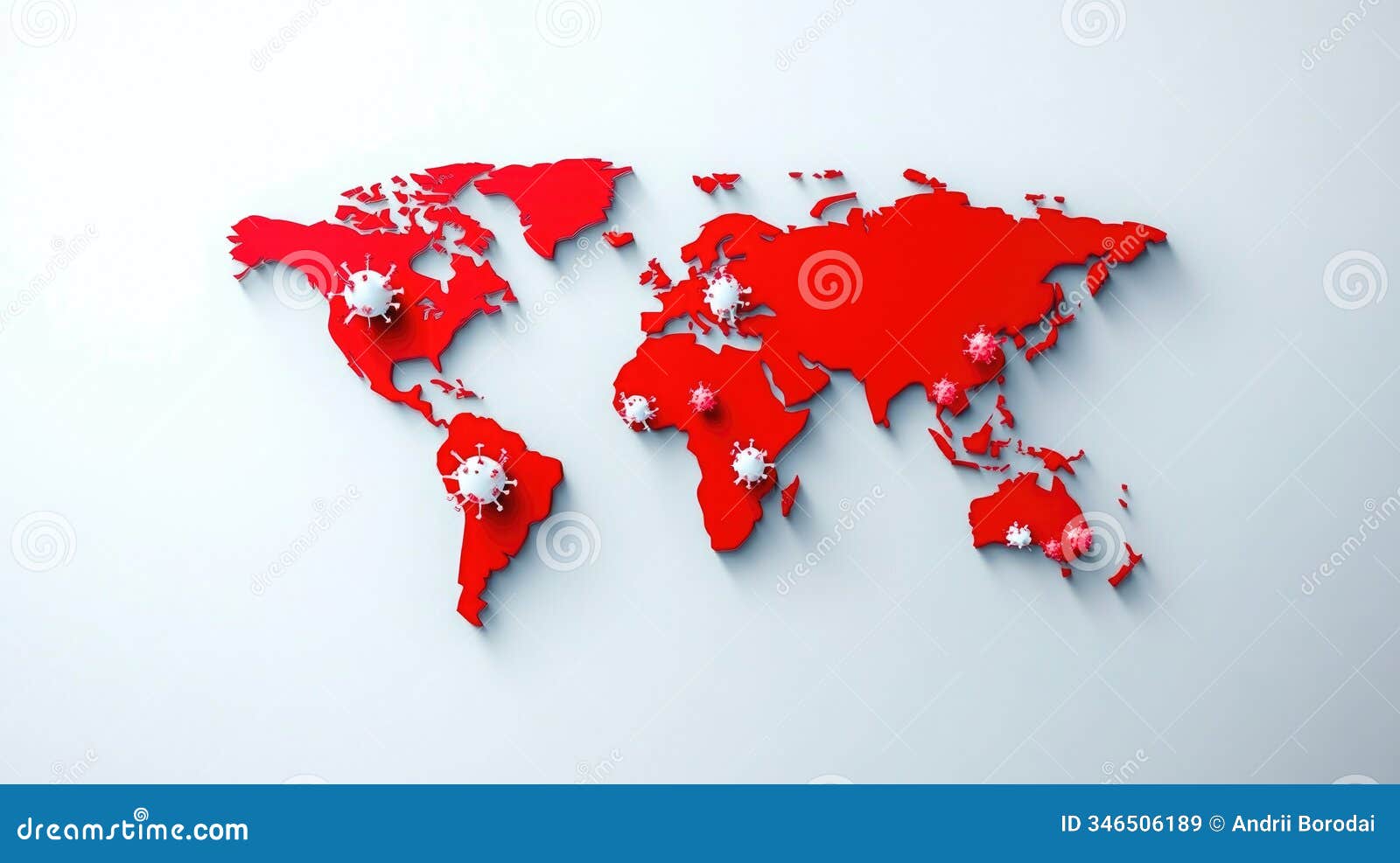 Global Microbial Networks On The Map. Royalty-Free Stock Photo ...