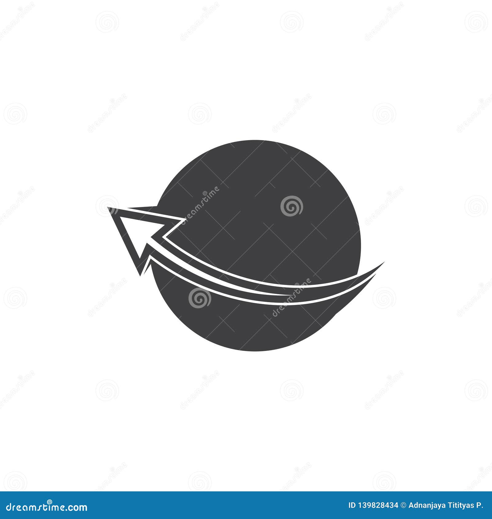 Global Movement Geometric Arrow Marketing Logo Vector Stock Vector ...