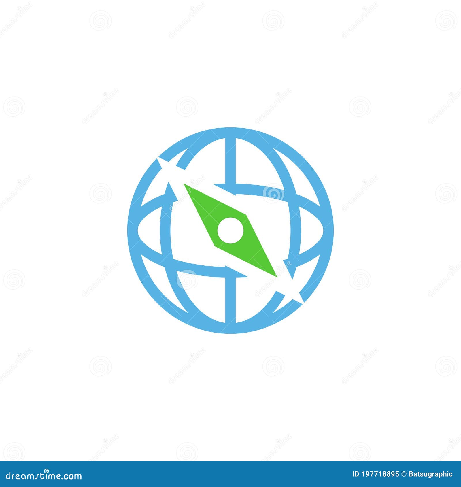 Global Navigation Vector Logo Design Template Stock Vector ...