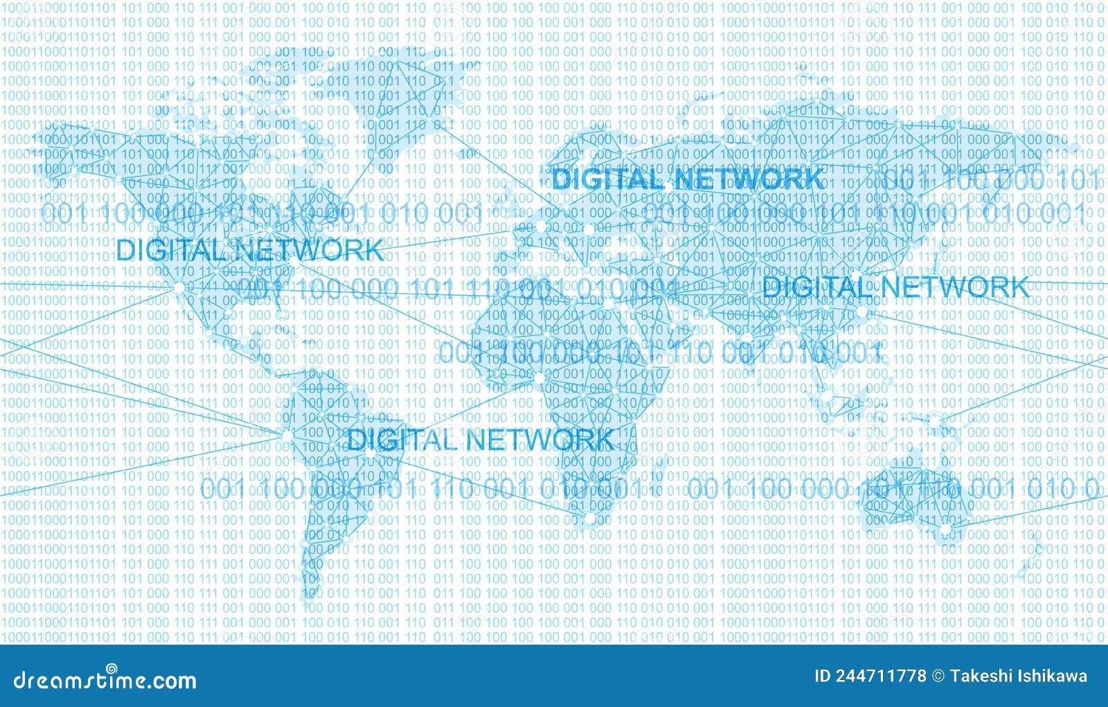 Vector Global Telecommunications Network System Concept. Stock Vector ...