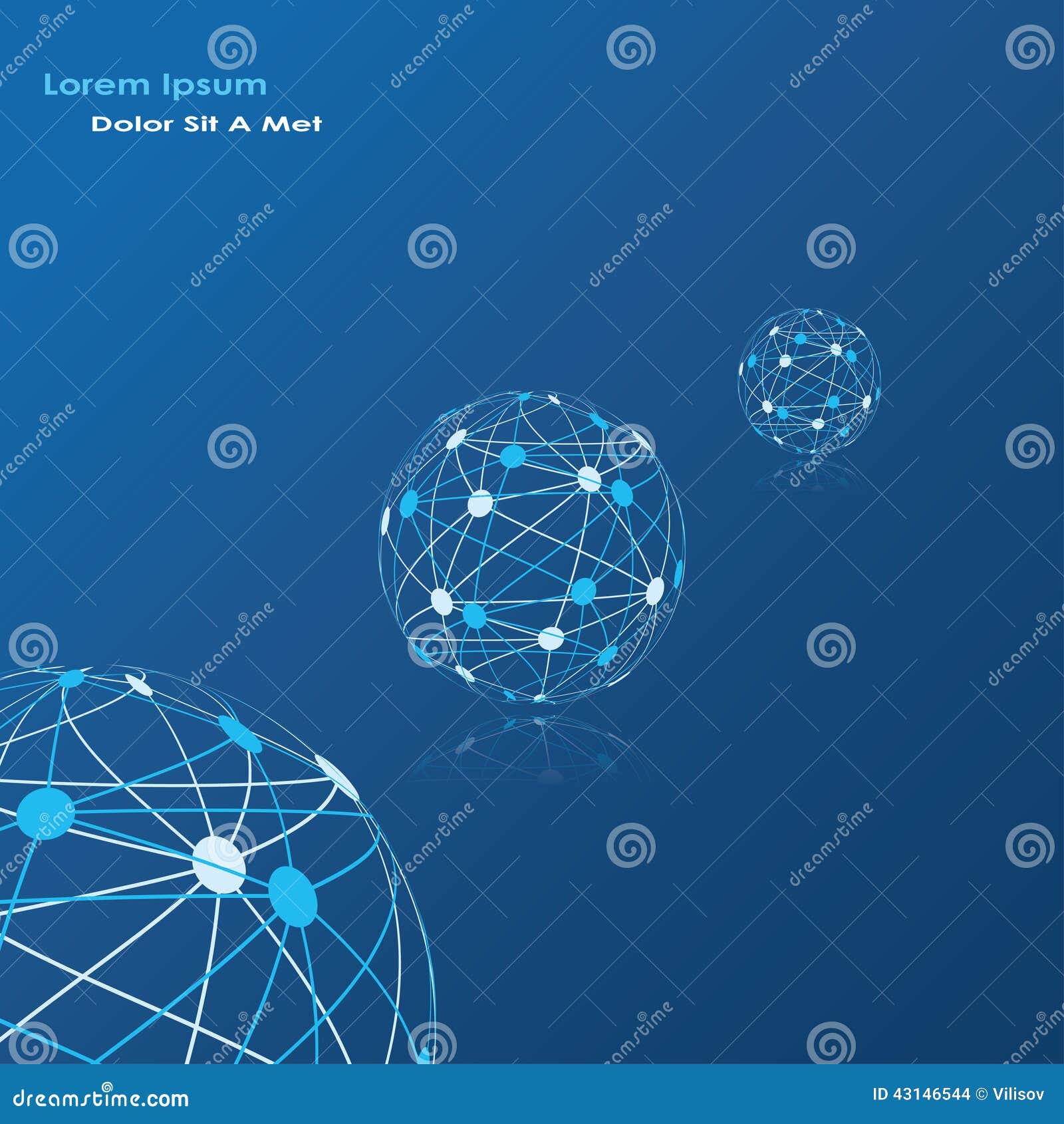 Global network stock vector. Illustration of cloud, background - 43146544