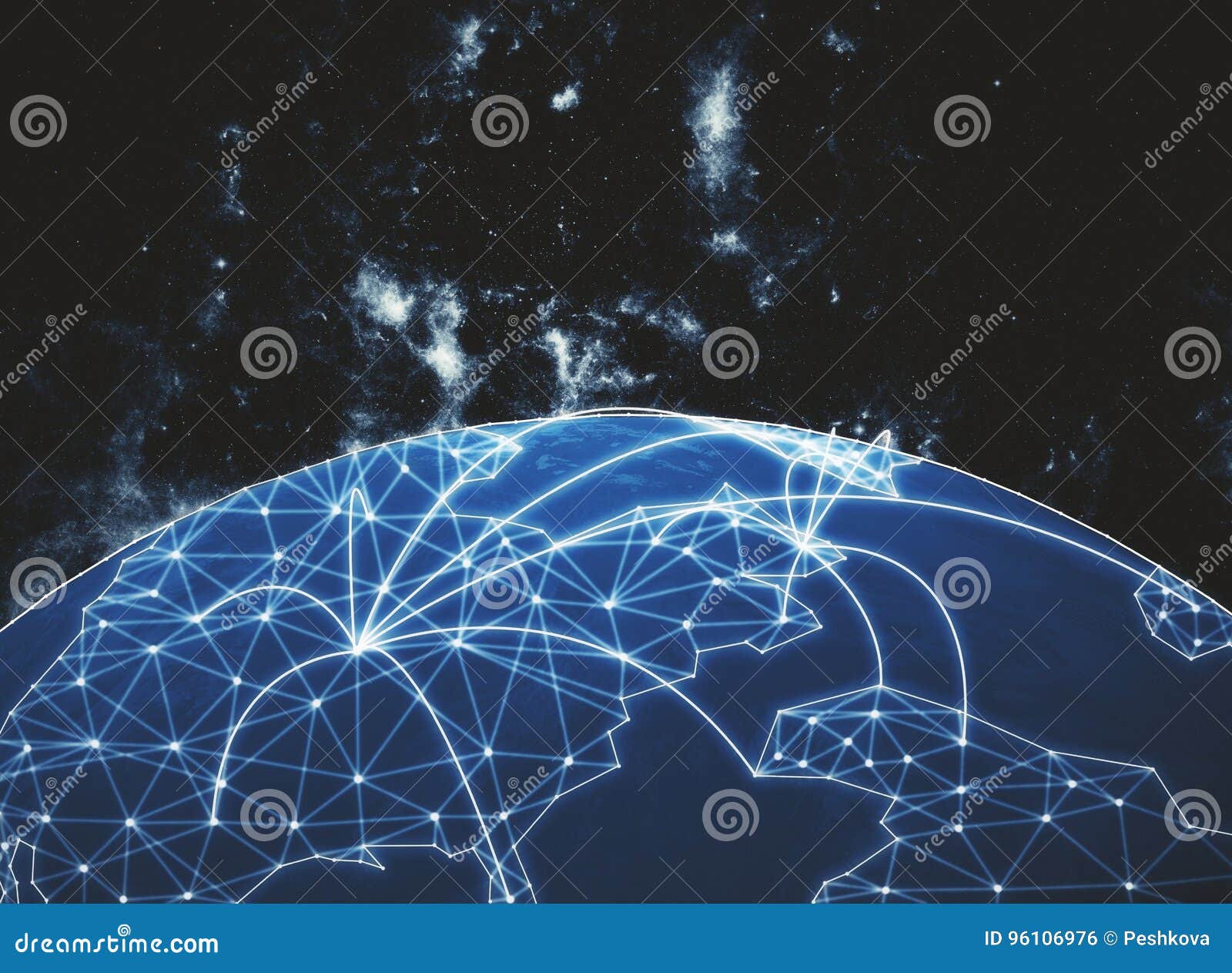 Global network backdrop stock illustration. Illustration of globe ...
