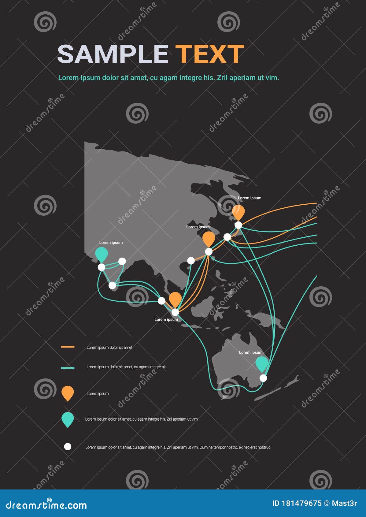 Global Network Cable Connections and Information Transfer System World ...