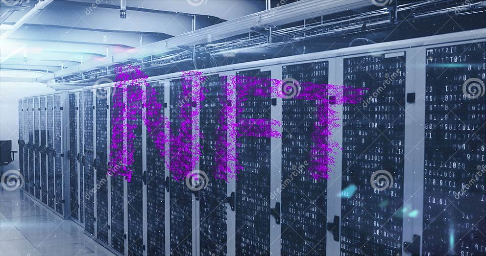 A Global Network of Computer Servers Processing Digital Information ...