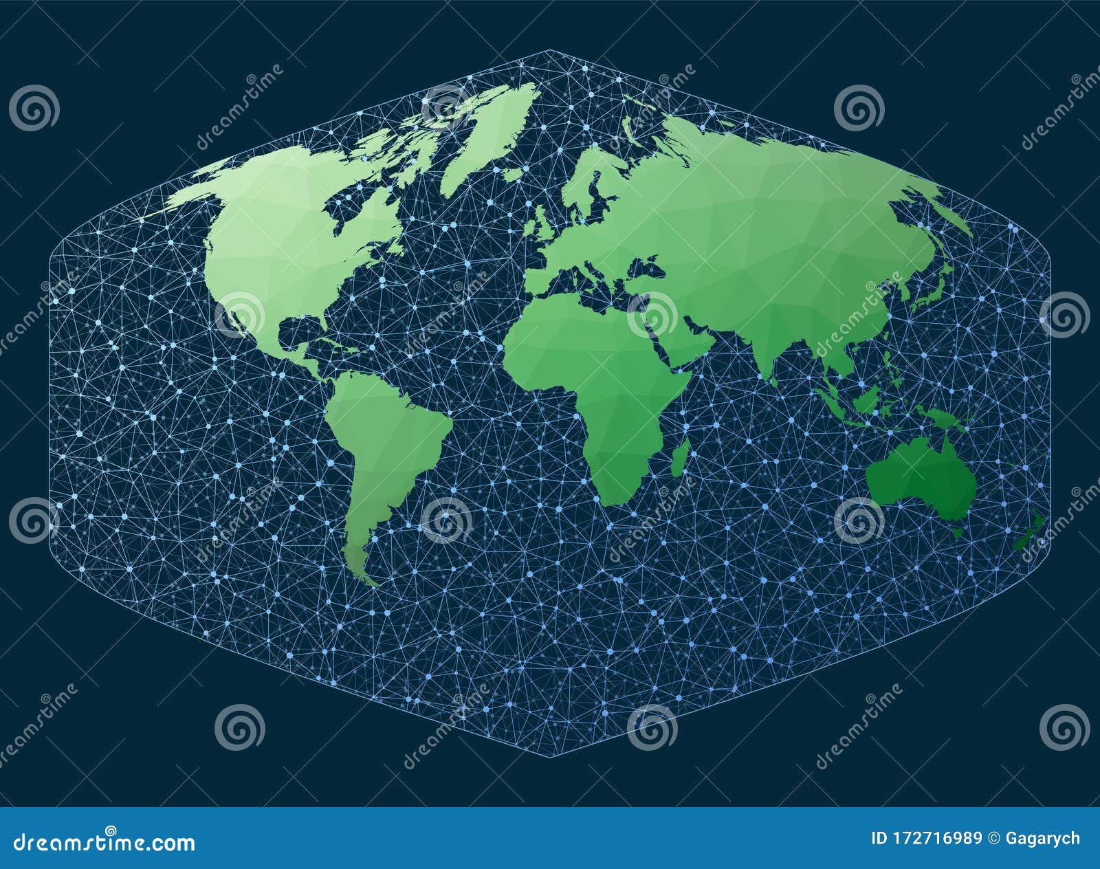 Global network concept. stock vector. Illustration of future - 172716989