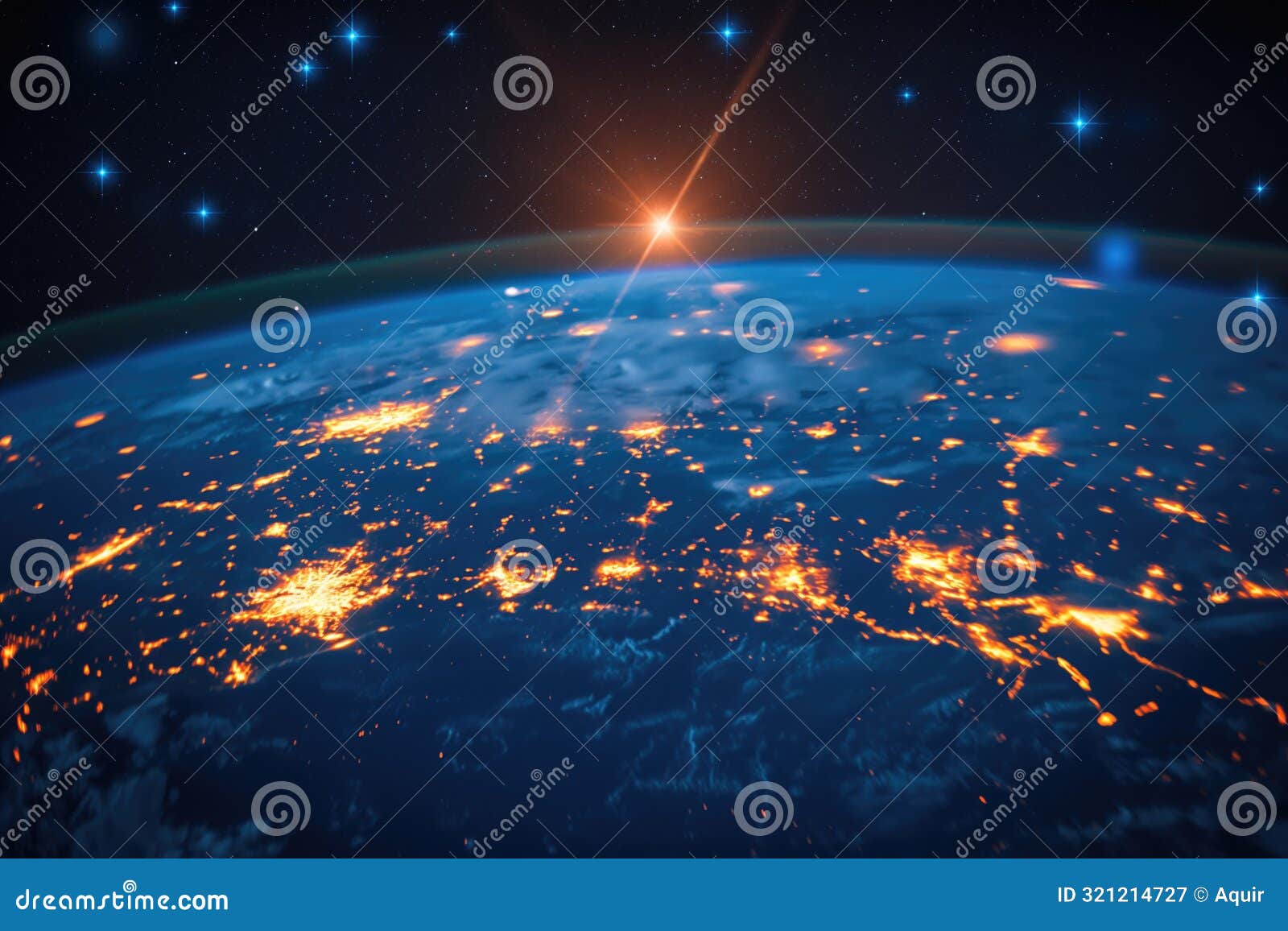 Global Network Concept. Communication Technology Banner. Connectivity ...