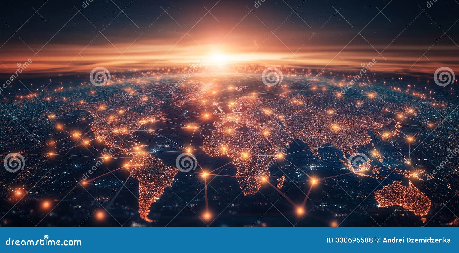 Global Network Concept, Information Exchange and Telecommunications on ...