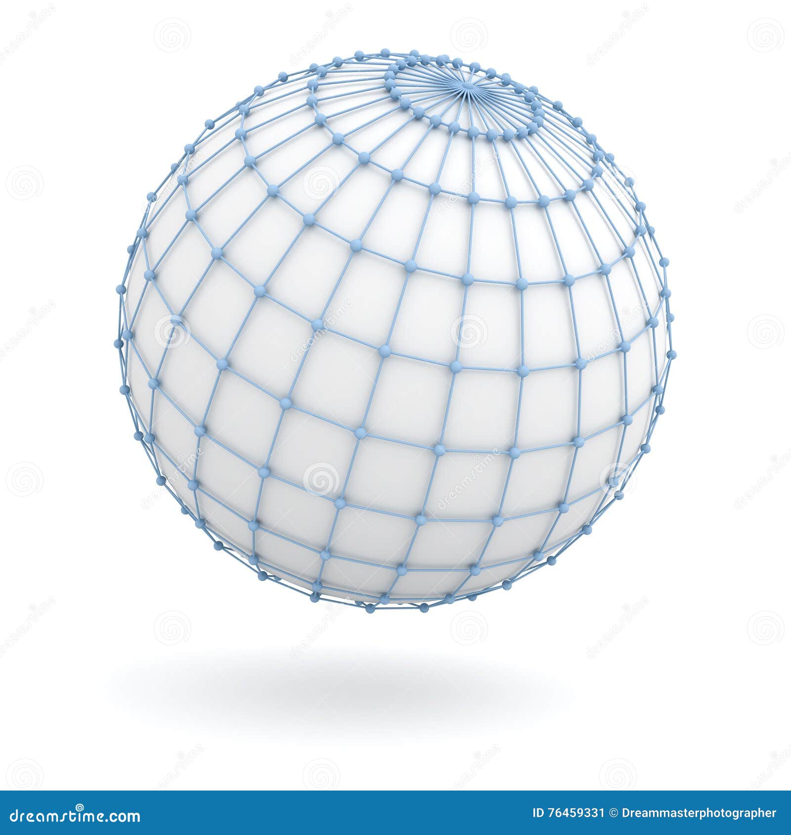 Global Network Concept Over White Background Stock Illustration ...