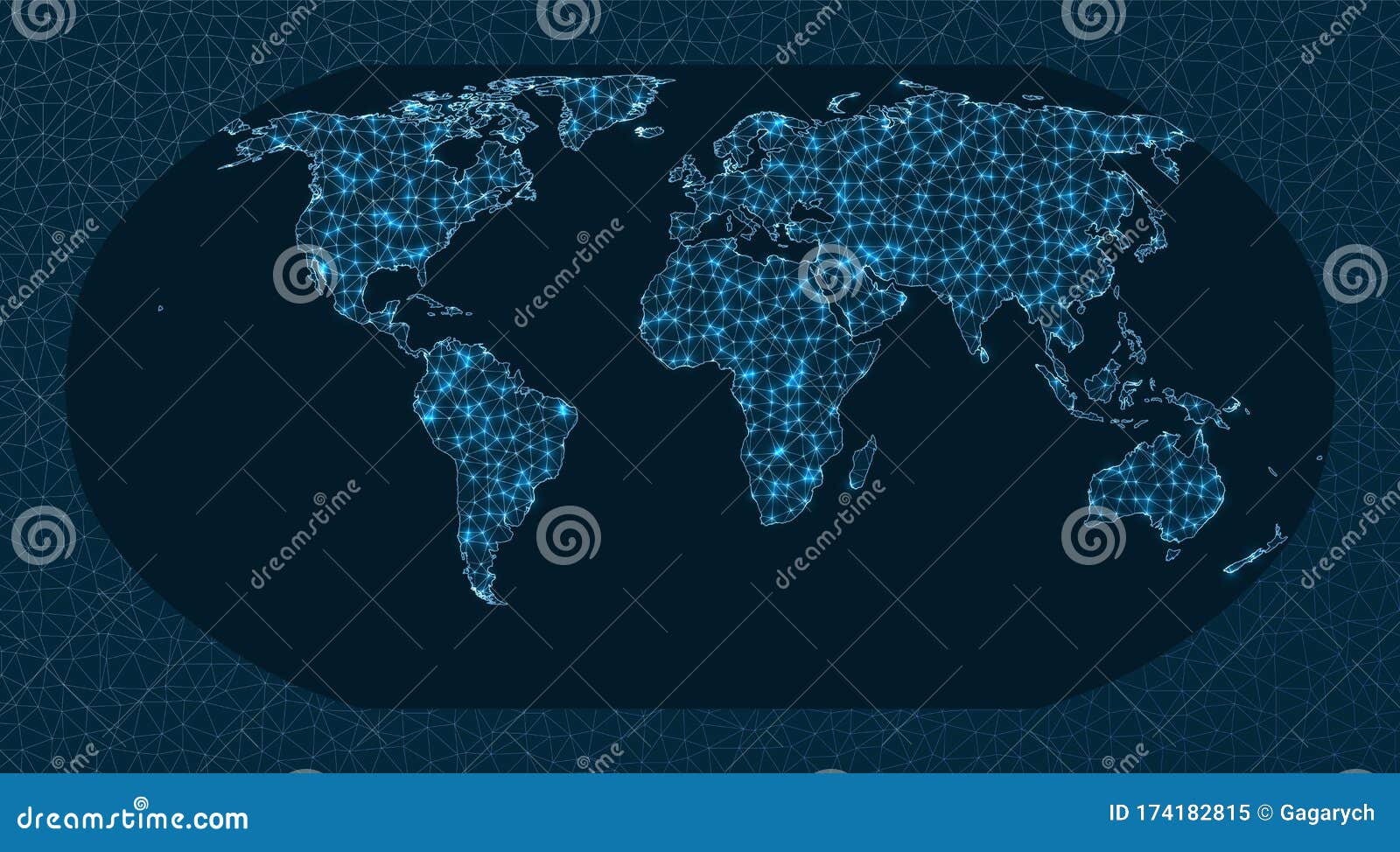 Global network concept. stock vector. Illustration of finance - 174182815