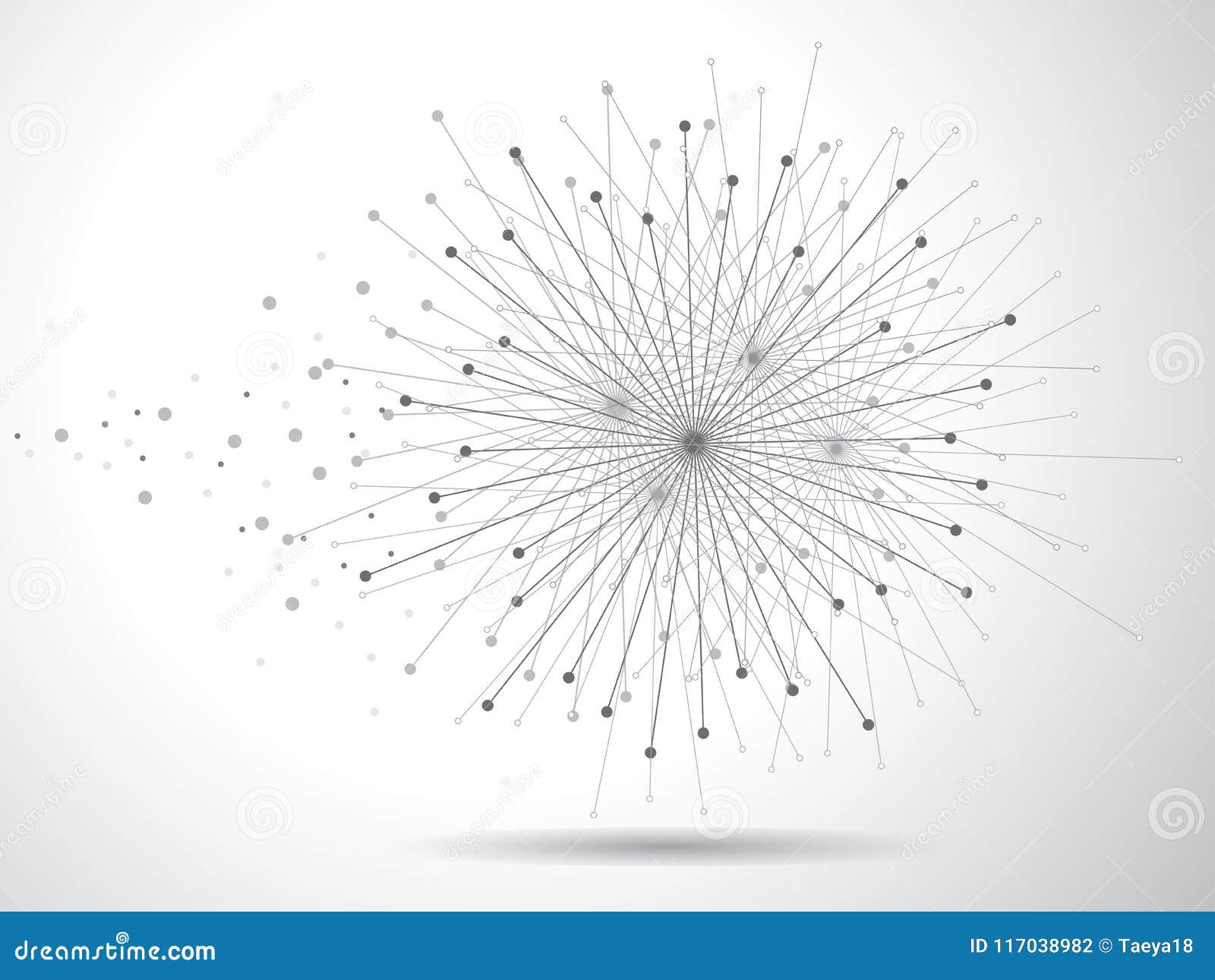 Global Network Connect on White Background Stock Vector - Illustration ...