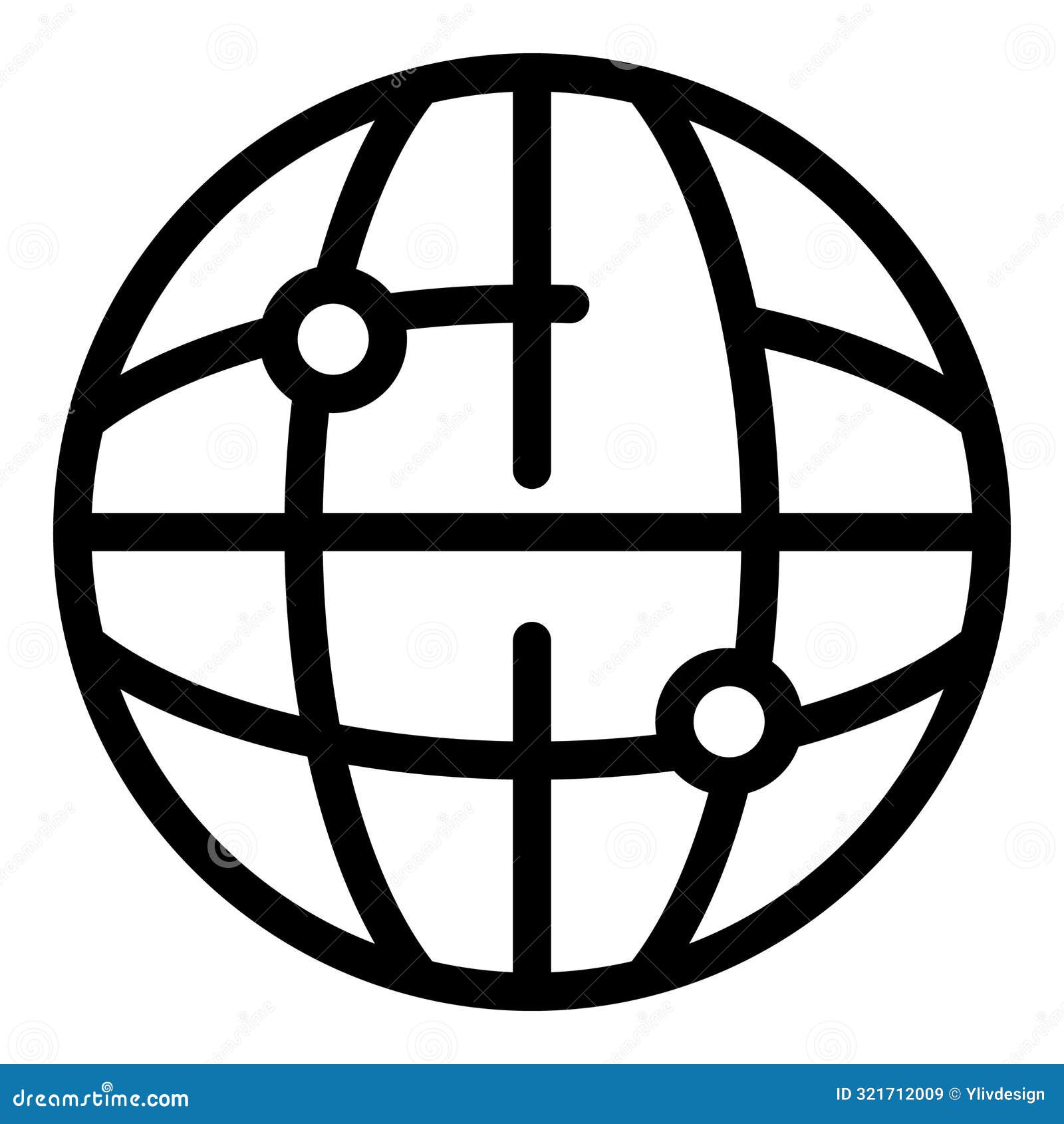 Global Network Connecting Two Points on Earth Using Digital Technology ...