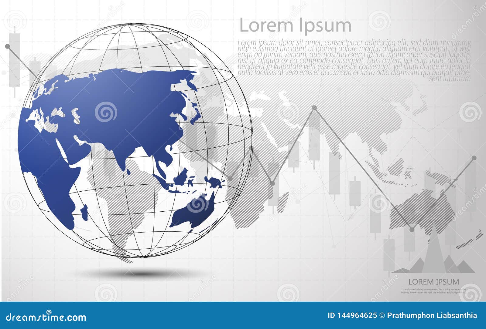 Global Network Connection Abstract of World Network, Internet and ...