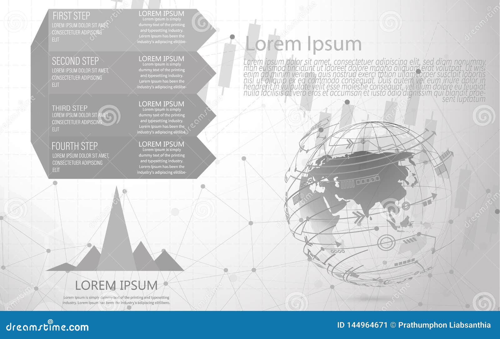Global Network Connection Abstract of World Network, Internet and ...