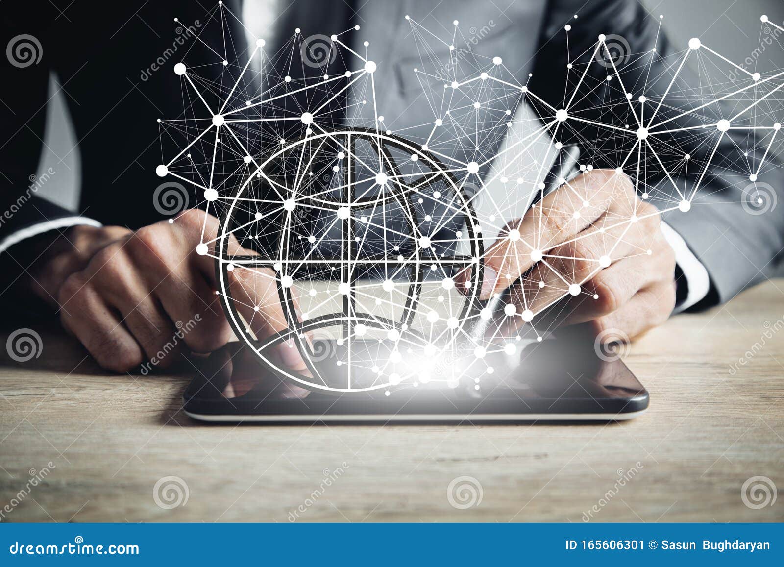 Global Network Connection Concept, Abstract Concept Stock Image - Image ...