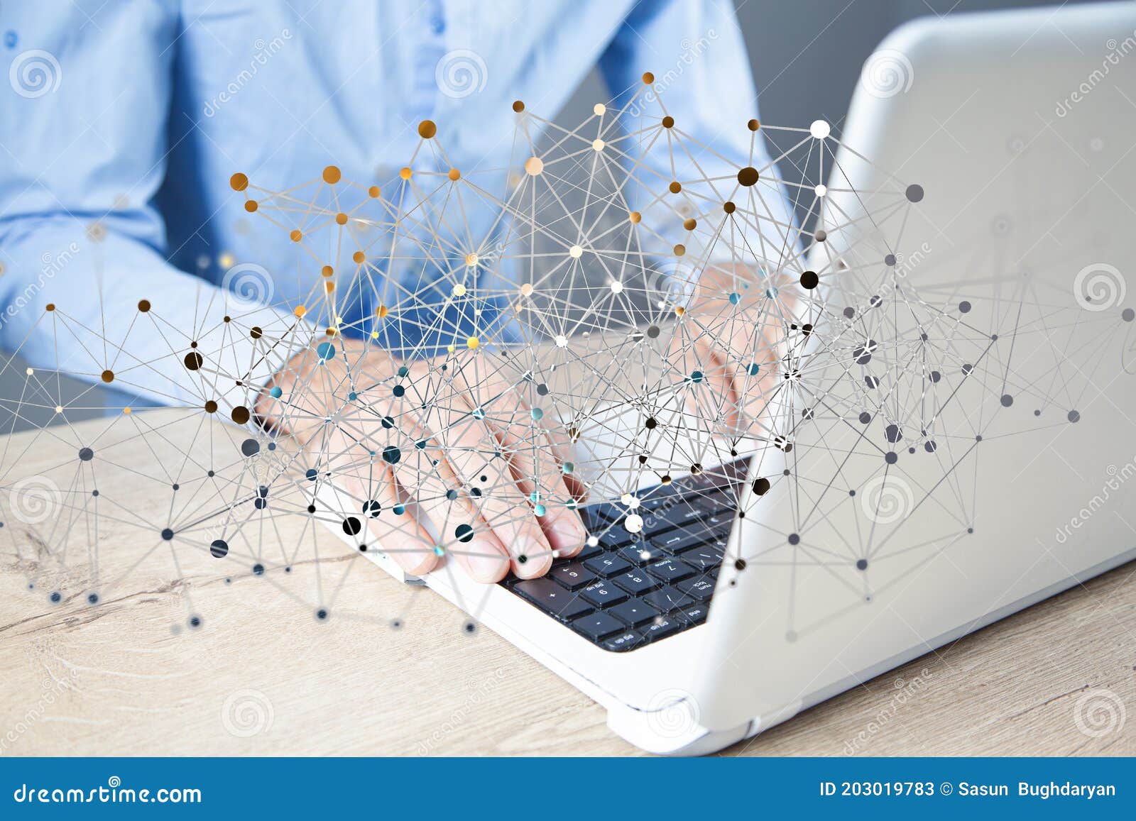 Global Network Connection Concept, Abstract Concept Stock Image - Image ...