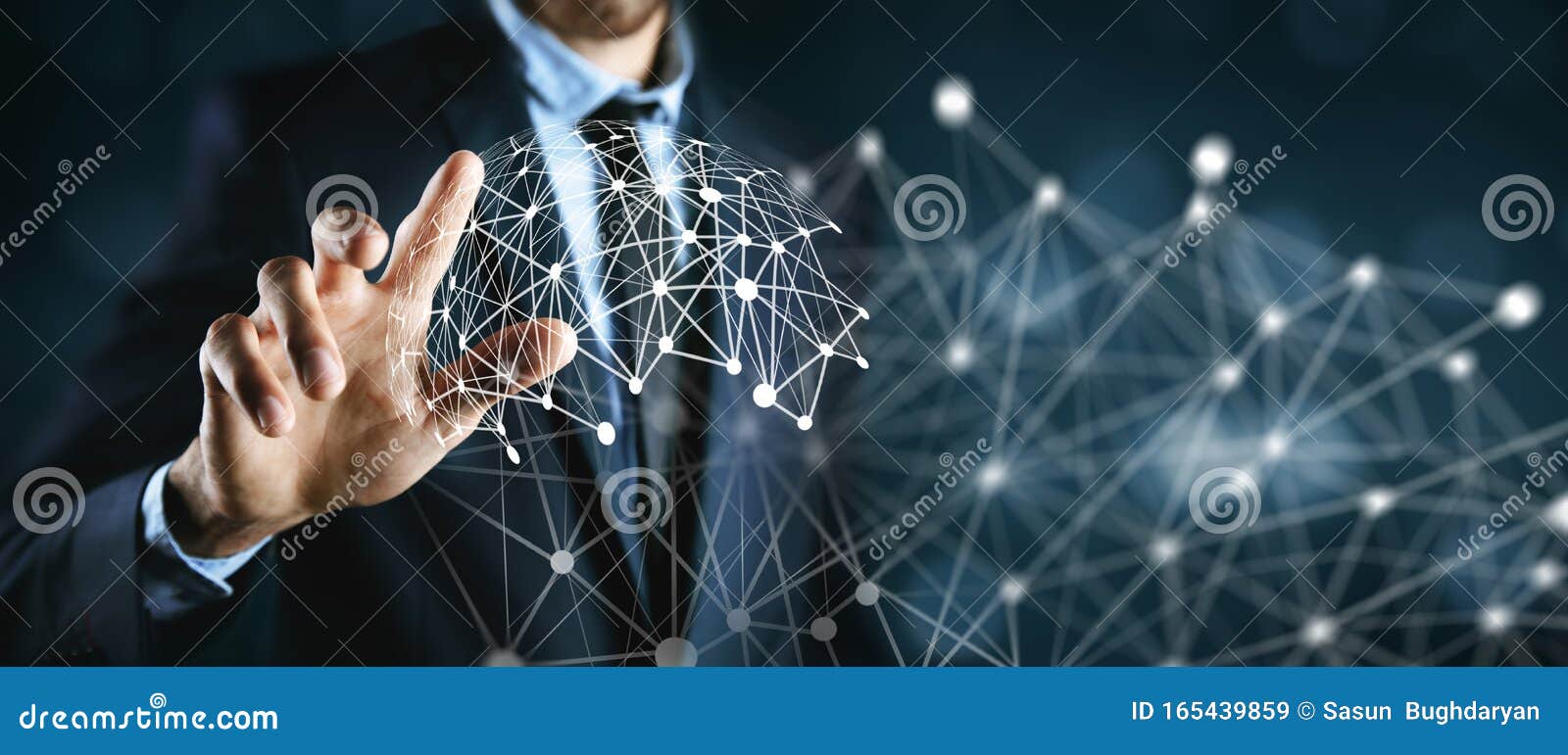 Global Network Connection Concept, Abstract Concept Stock Image - Image ...