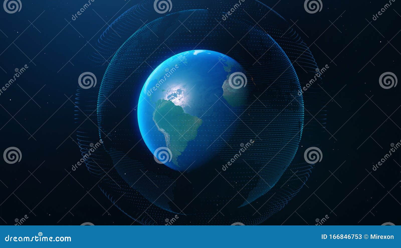 Global Network Connection. Concept Background with Planet Earth ...