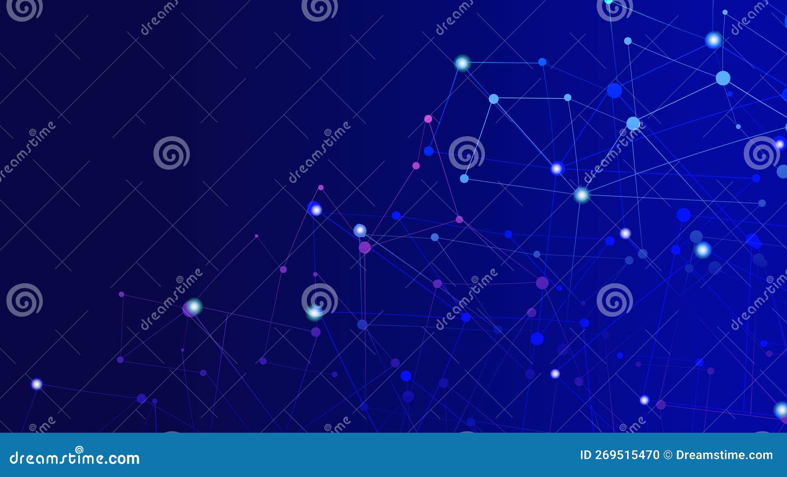 Global Network Connection Concept. Big Data Visualization Stock Vector ...