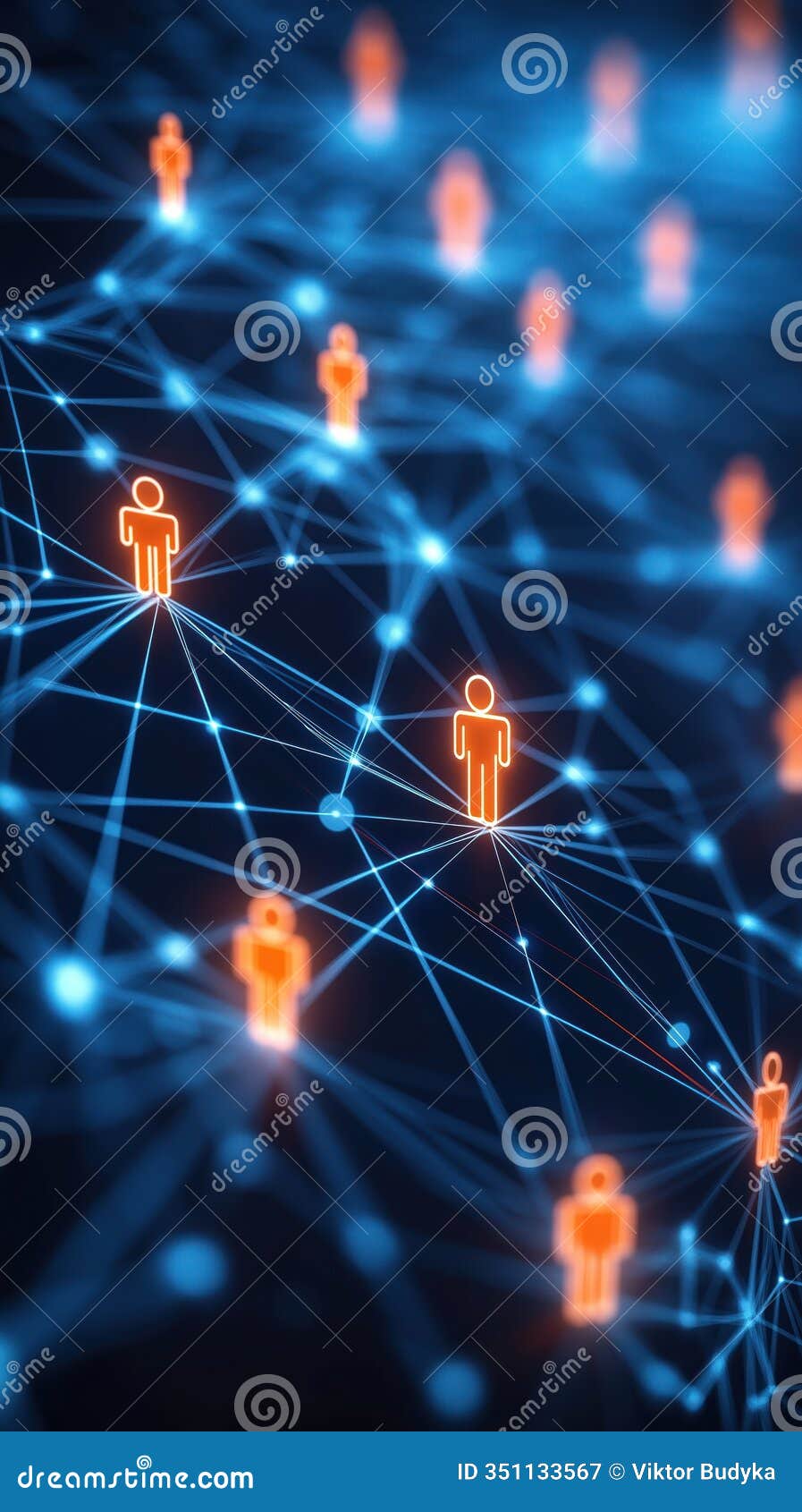 Global Network Connection Concept Illustration. Abstract Image Shows ...