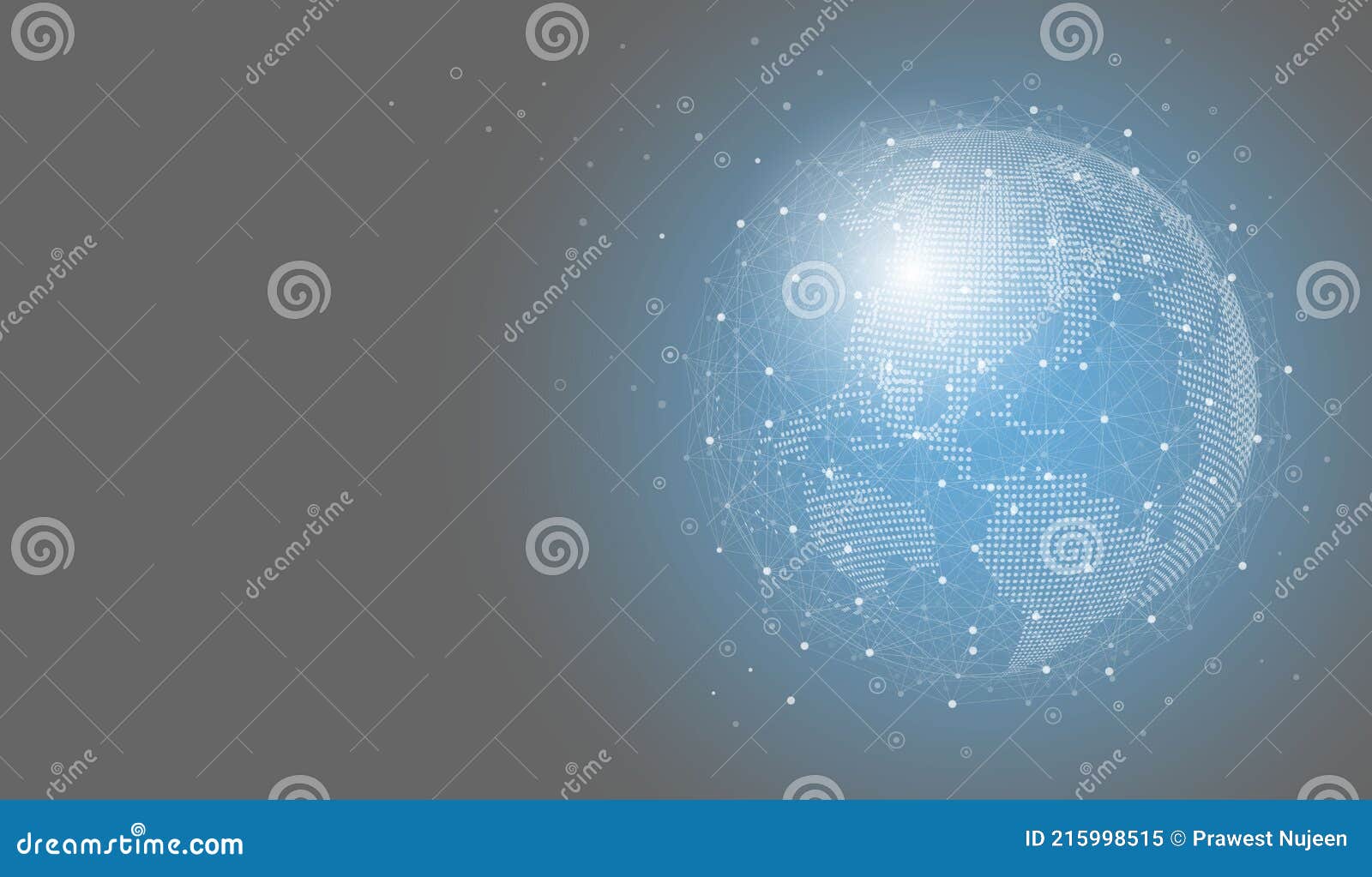 Global Network Connection and Data Connections Concept Stock Vector ...