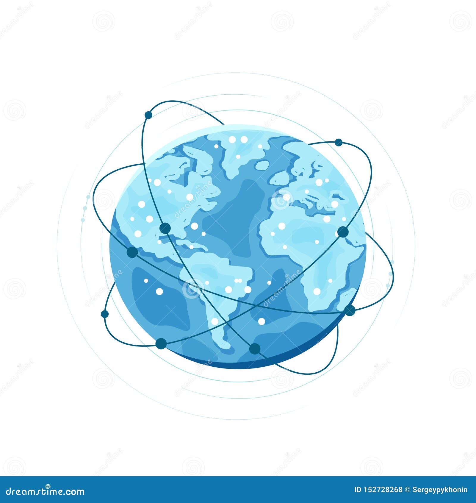 Global Network Connection. Digital World, Technology Vector ...