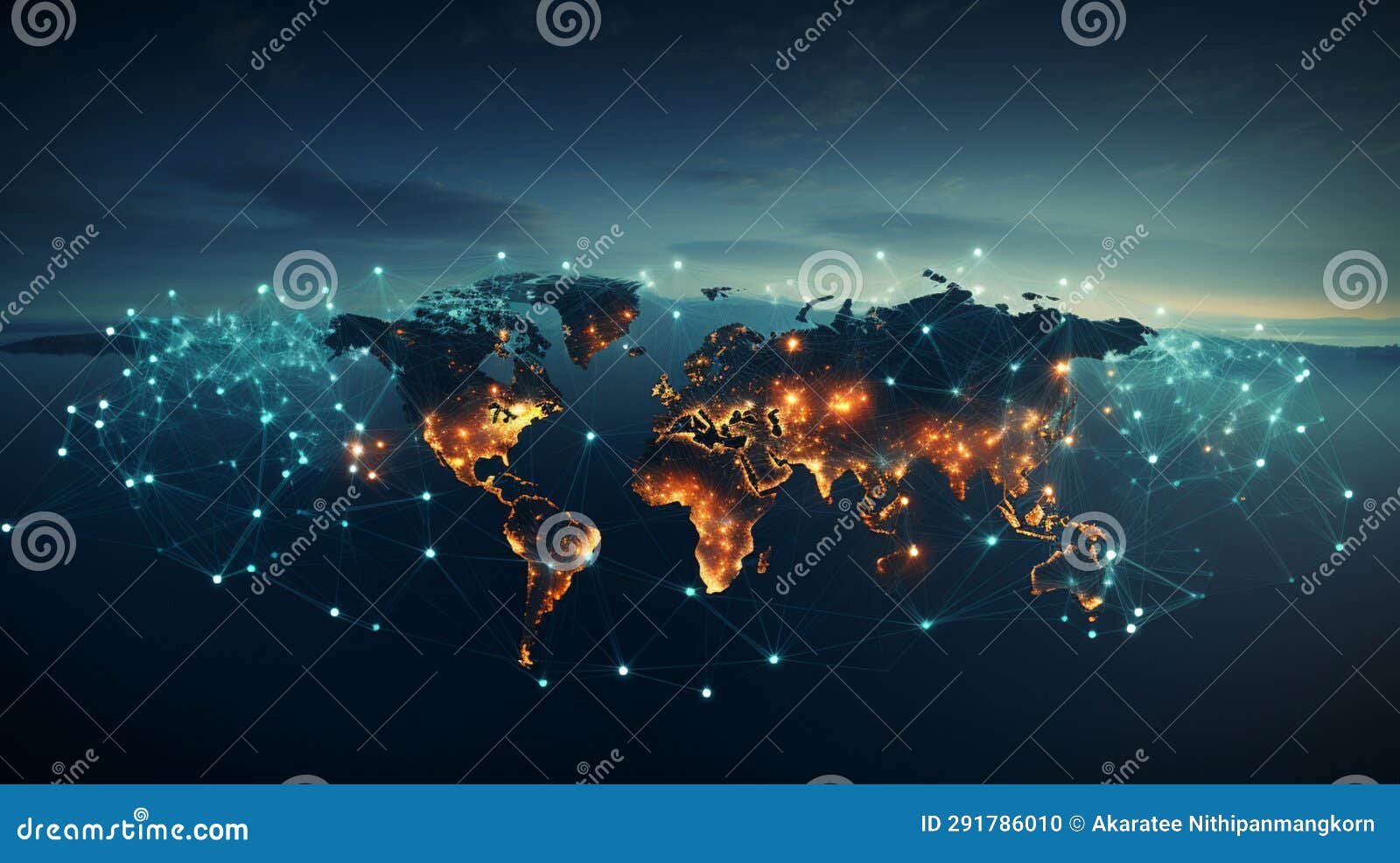 Global Network Connection, Exchange Business Information Stock ...