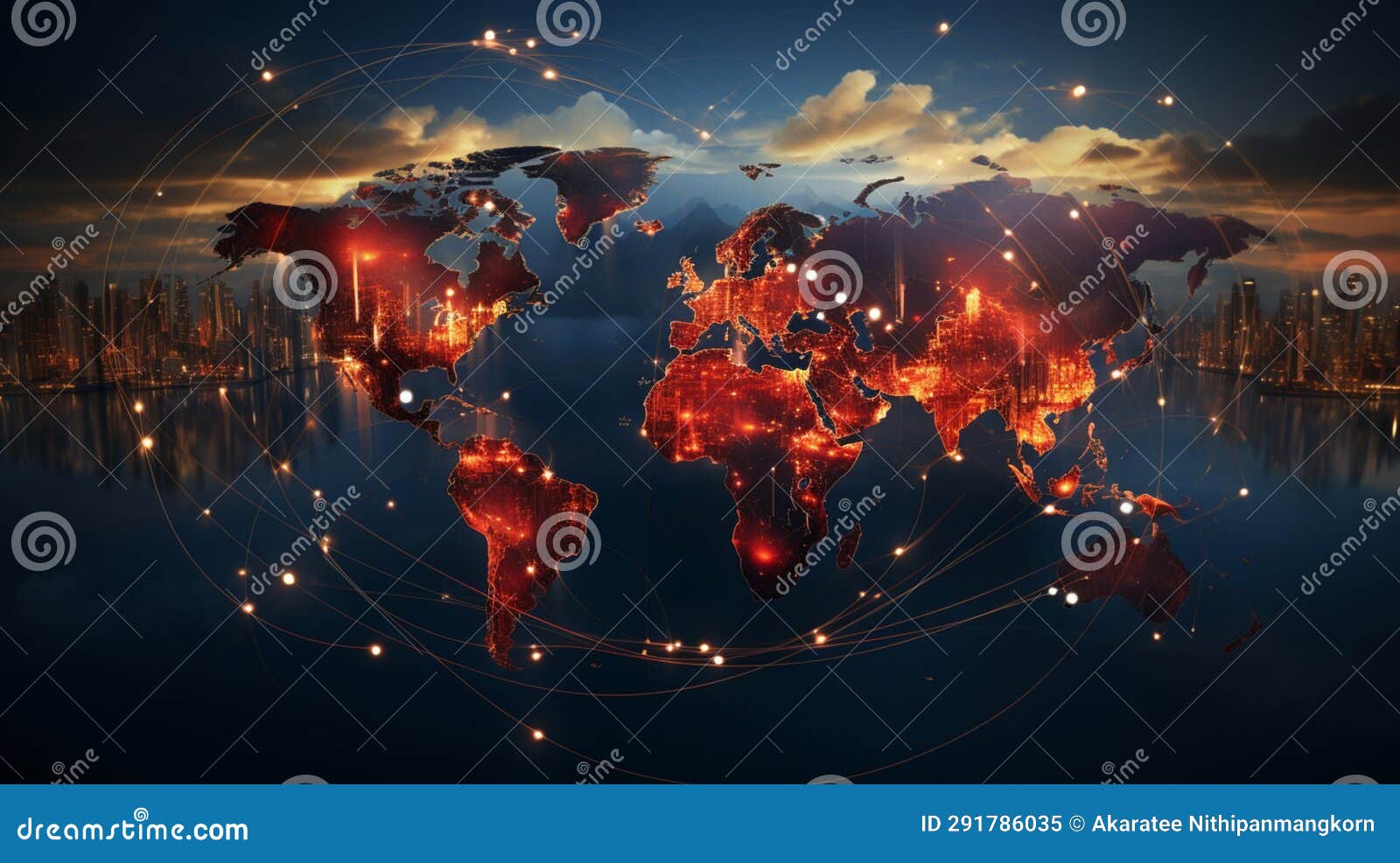 Global Network Connection, Exchange Business Information Stock ...