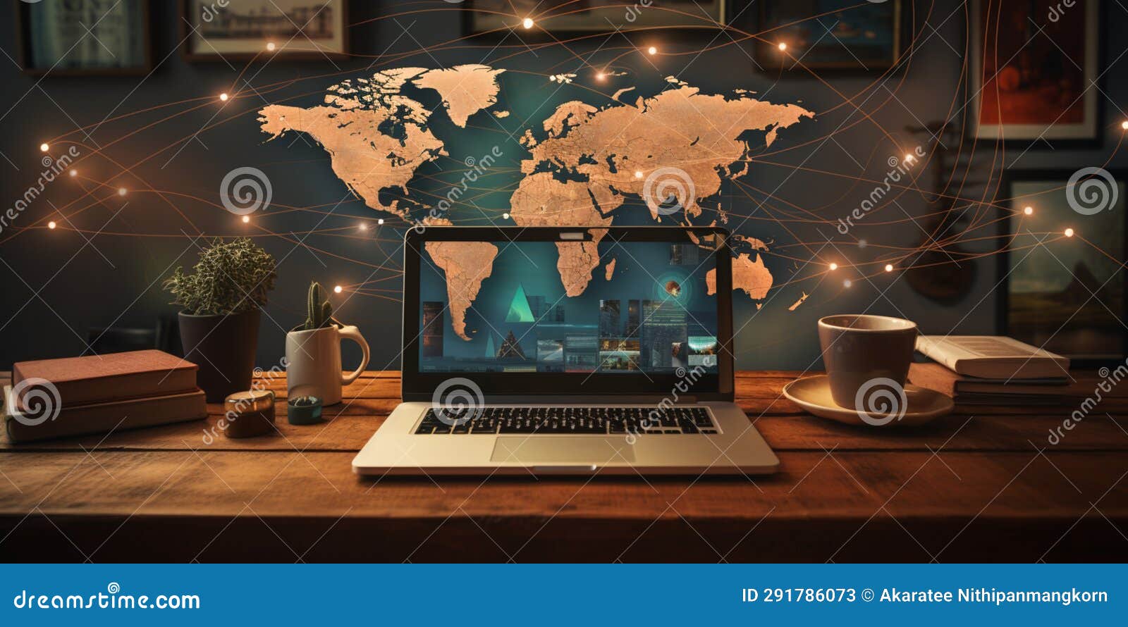 Global Network Connection, Exchange Business Information Stock ...