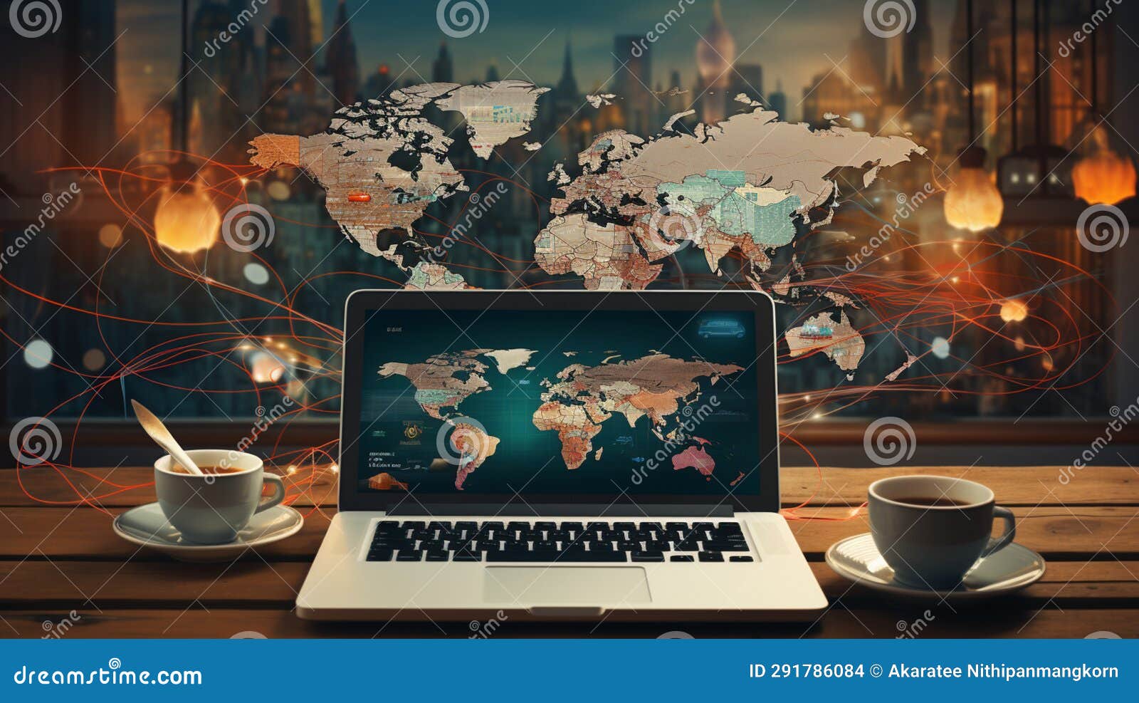 Global Network Connection, Exchange Business Information Stock ...