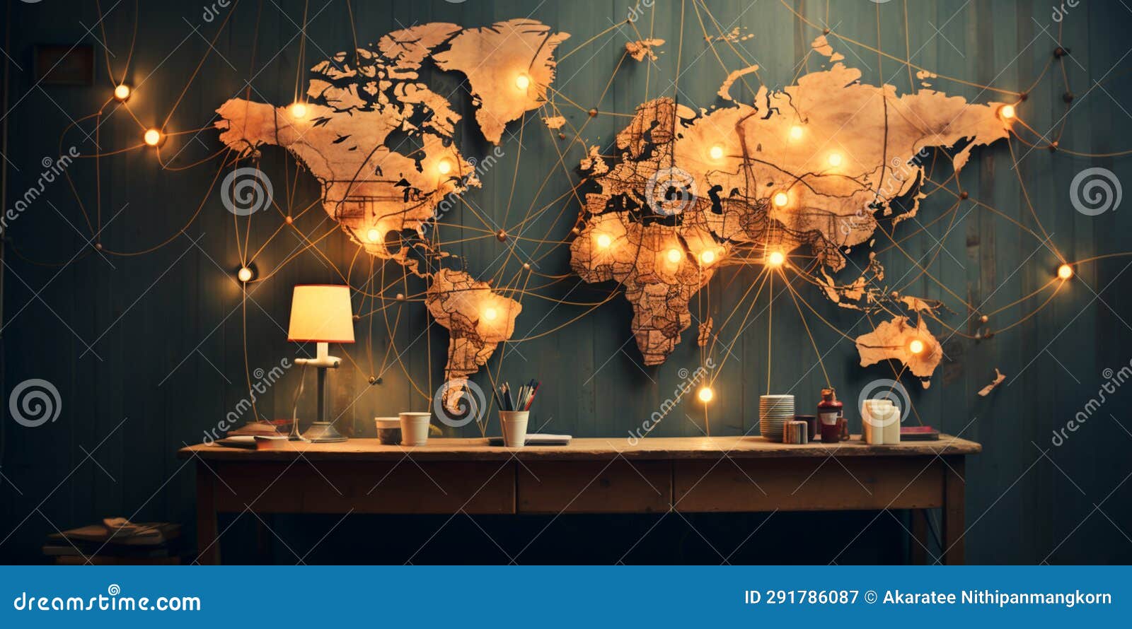 Global Network Connection, Exchange Business Information Stock ...