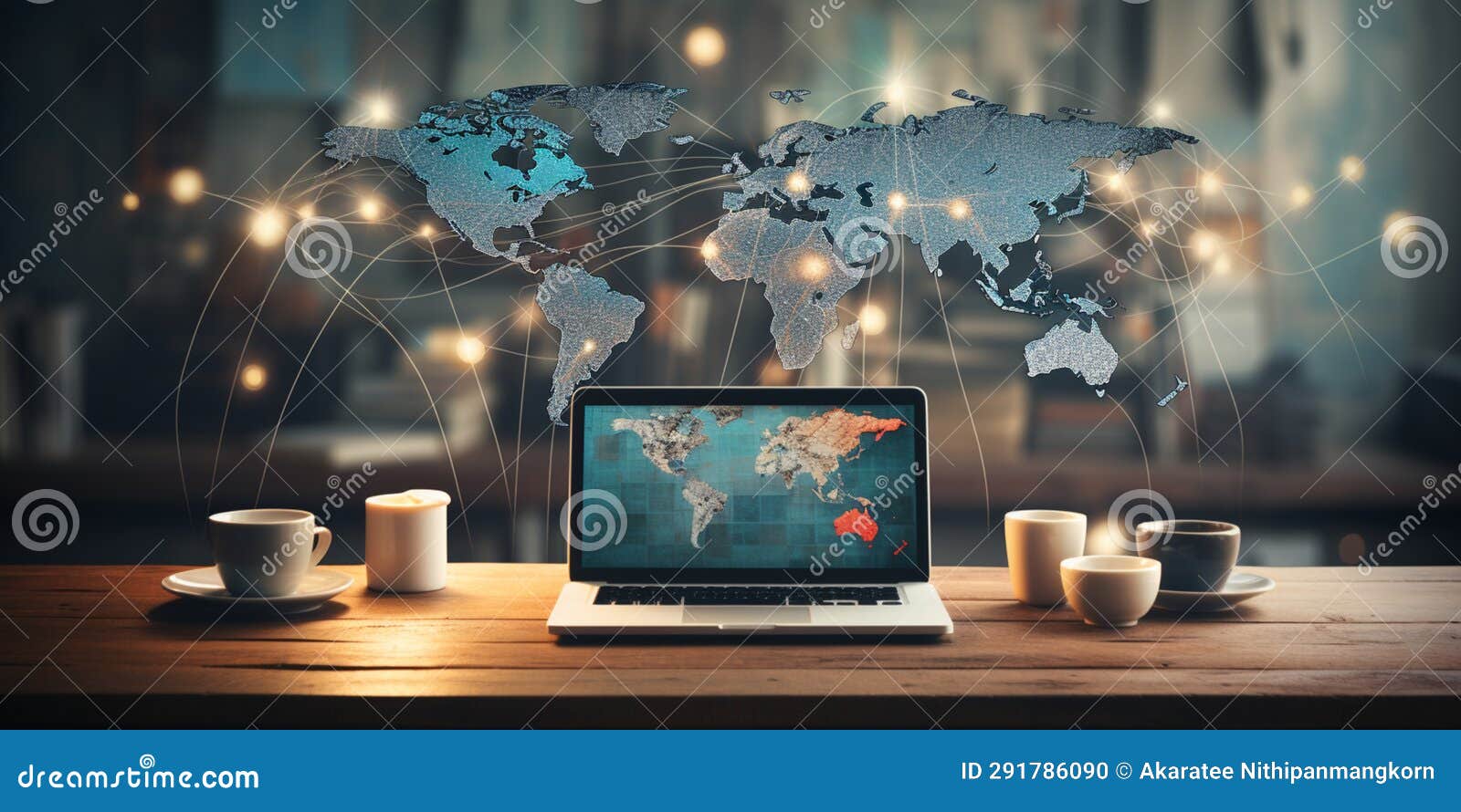 Global Network Connection, Exchange Business Information Stock ...