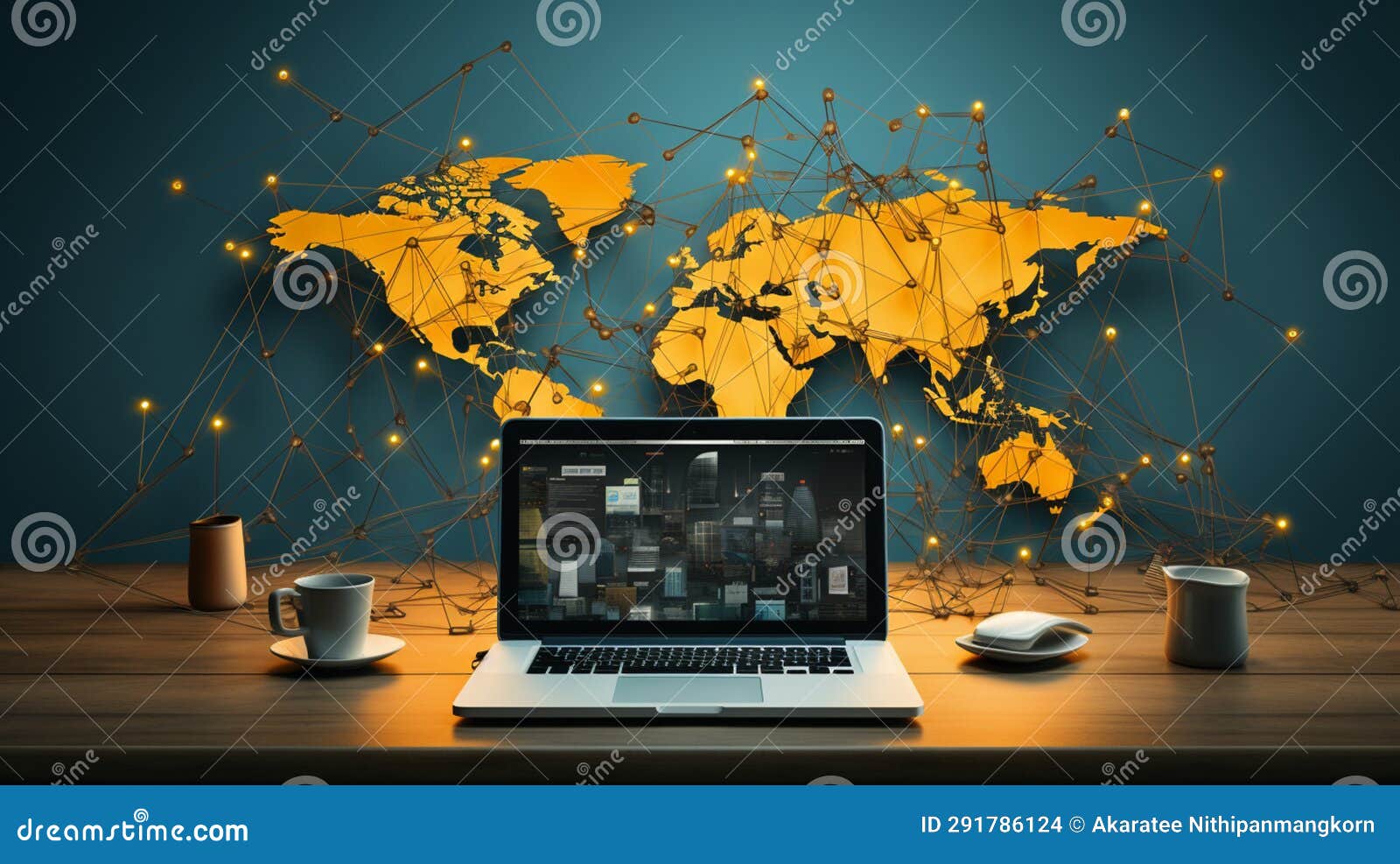 Global Network Connection, Exchange Business Information Stock ...
