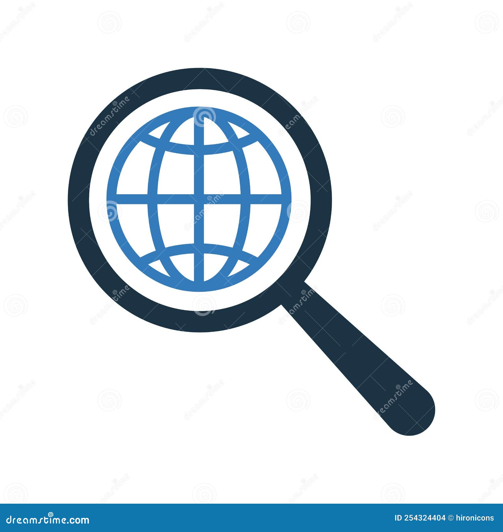 Global, Network, Connection Icon. Simple Editable Vector Graphics Stock ...