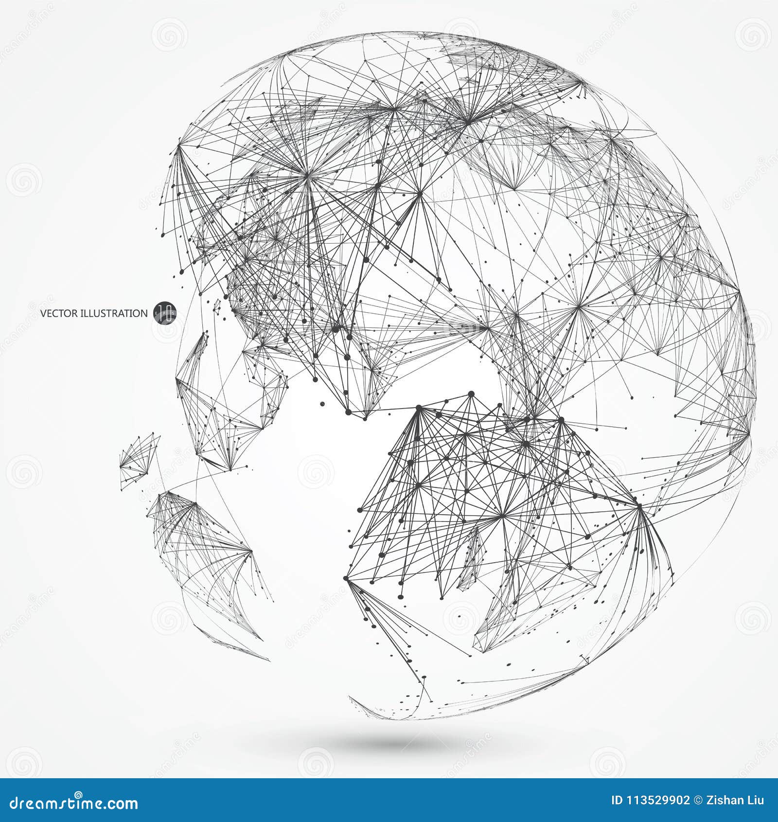 Global Network Connection,international Meaning. Stock Vector ...