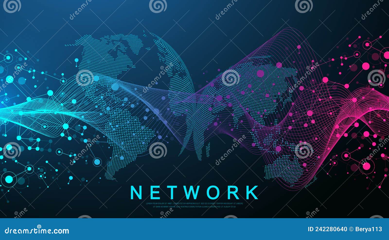 Global Network Connection. Social Network Communication in the Global ...
