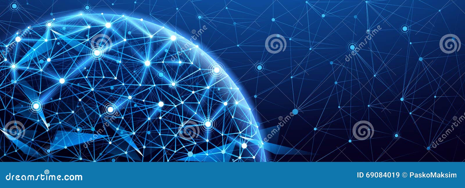 Global network connection stock vector. Illustration of vector - 69084019