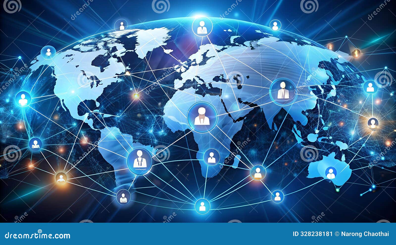 Global Network of Connections: a Visual Representation of Digital ...