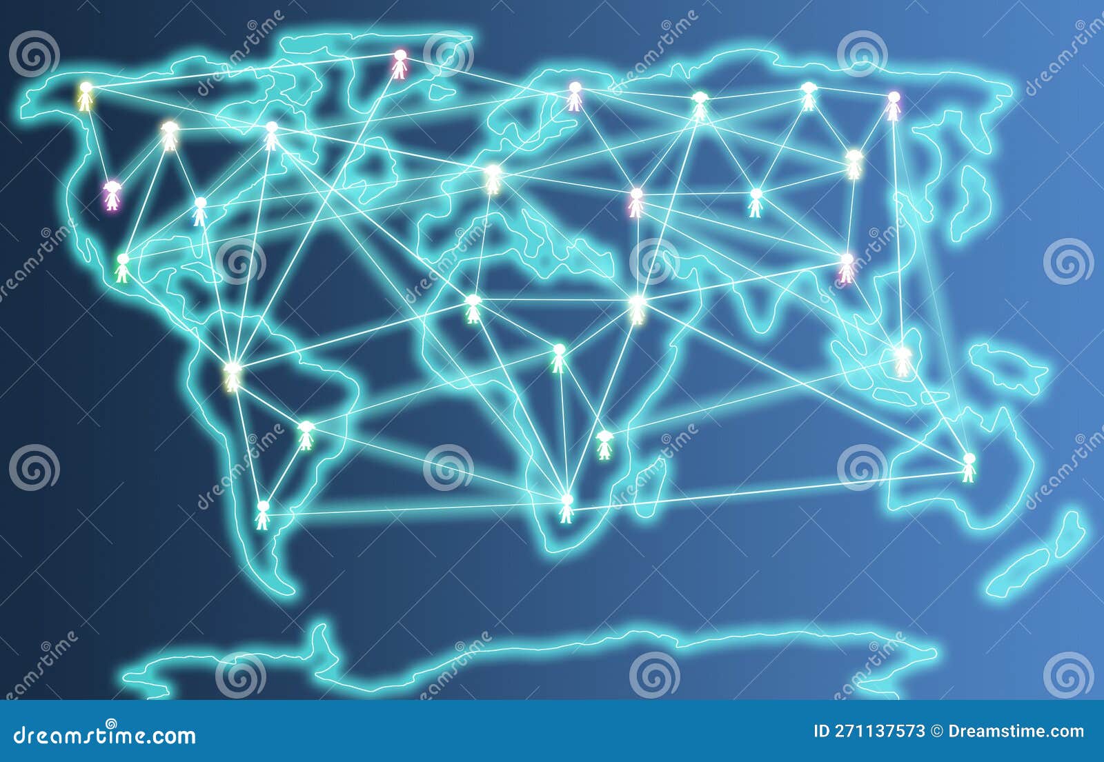 Global Network, Creative Digital Design, Artificial Intelligence, World ...