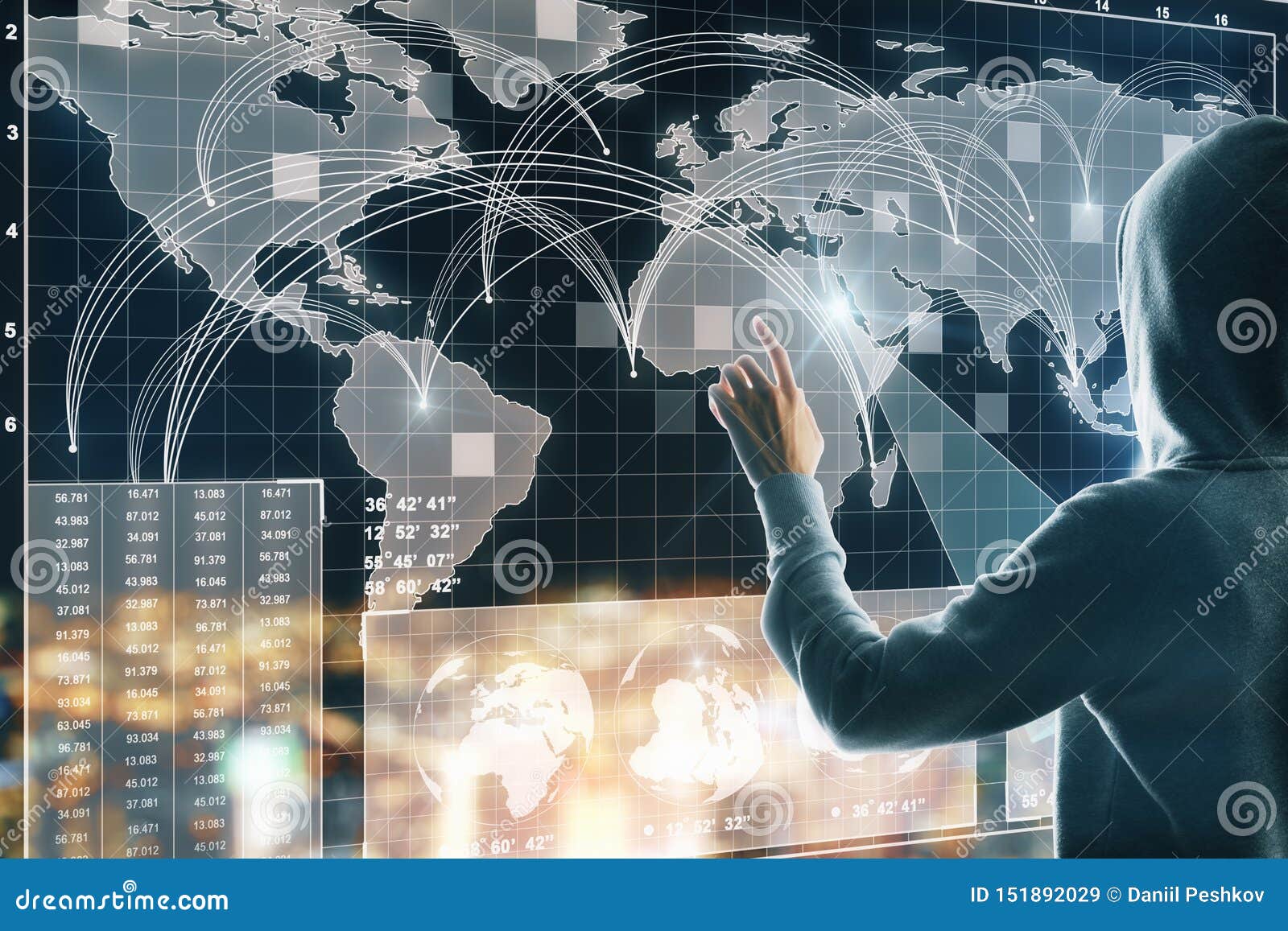 Global Network and Criminal Concept Stock Image - Image of abstract ...