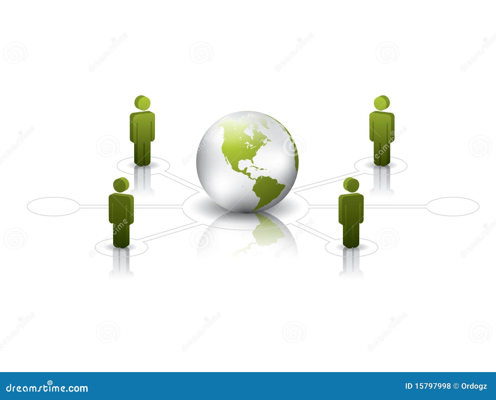 Global Network green stock illustration. Illustration of network - 15797998
