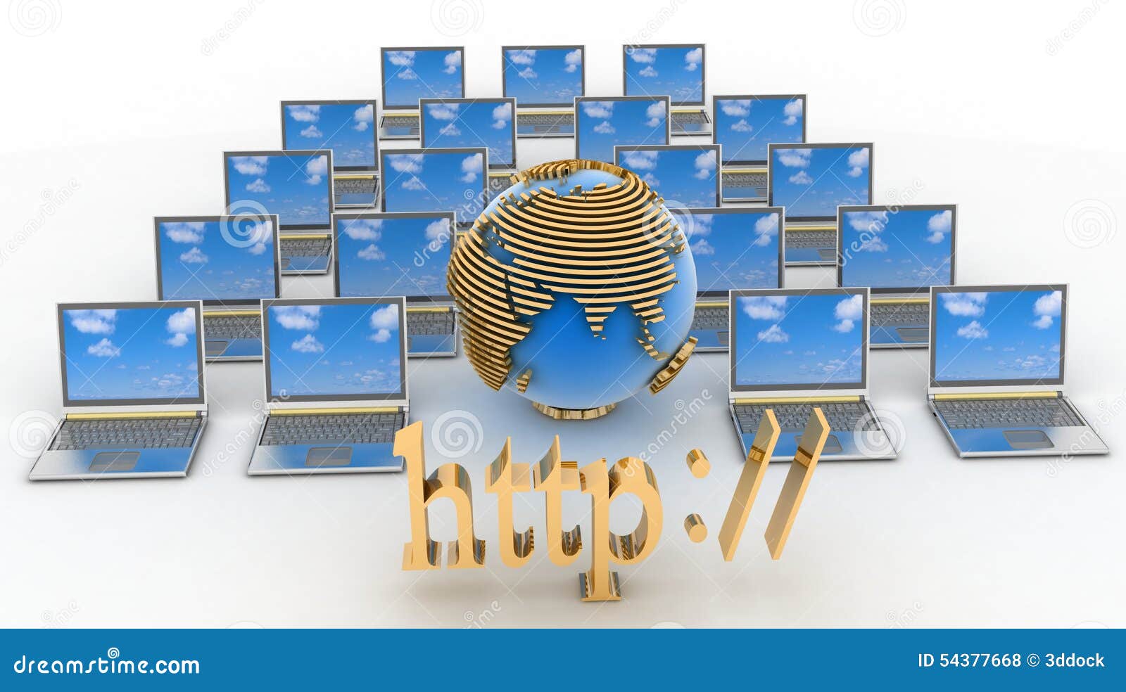 Global Network the Internet Stock Illustration - Illustration of online ...