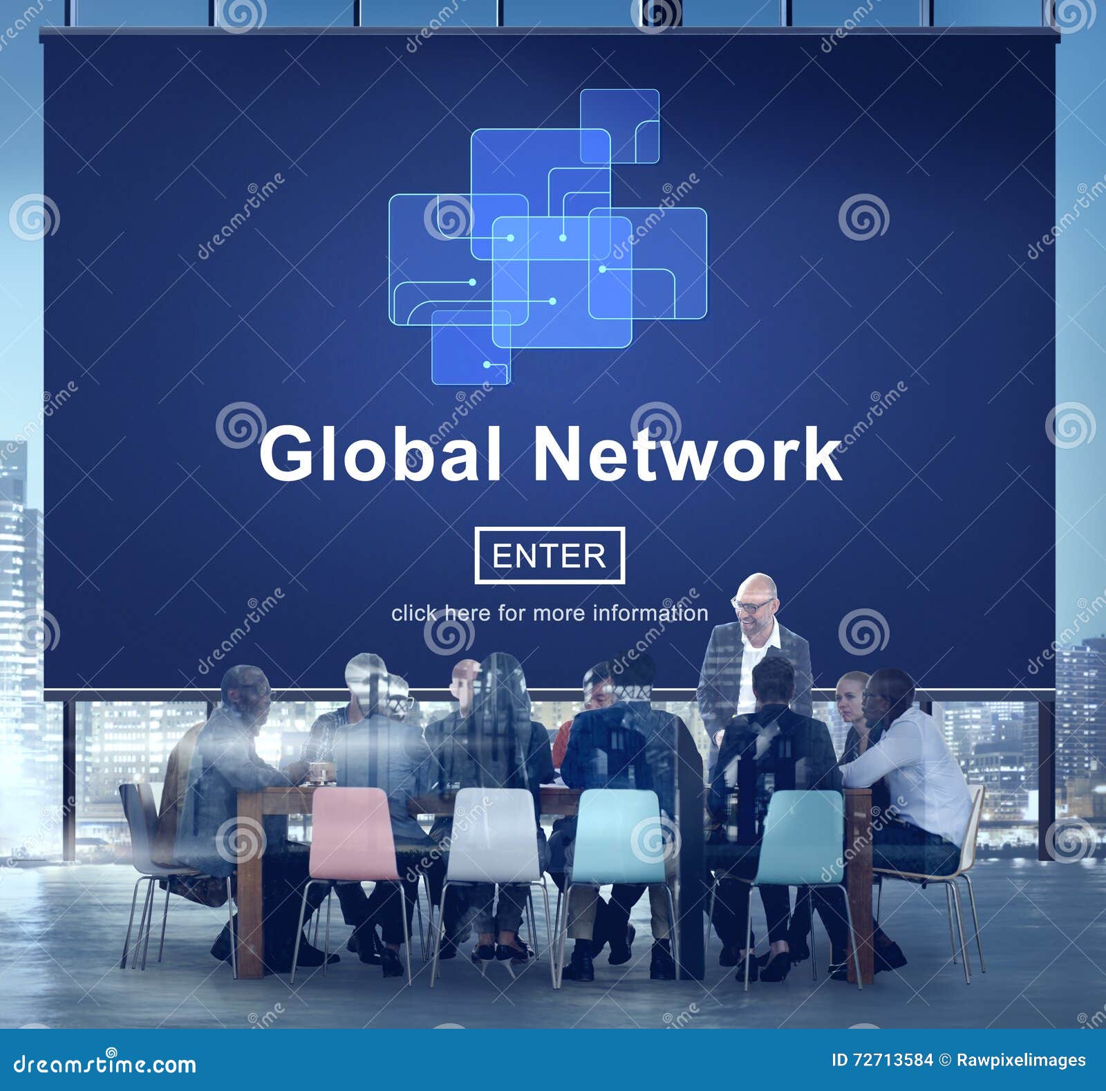 Global Network Internet Technology Online Connection Concept Stock ...