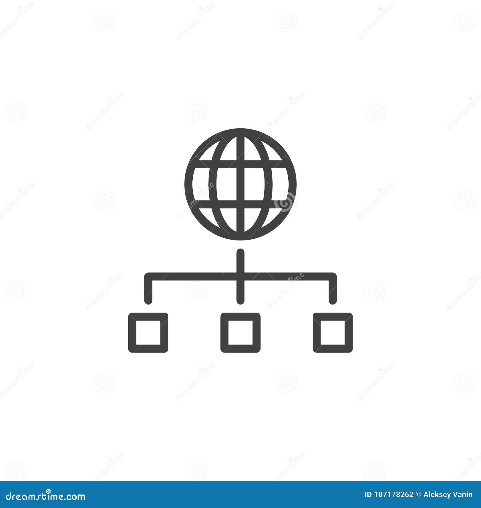 Global network line icon stock vector. Illustration of line - 107178262 Global network line icon stock vector. Illustration of line - 107178262