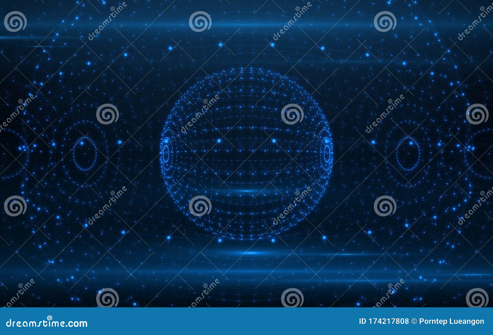 Global Network Lines Design Background.Technology Futuristic Stock ...