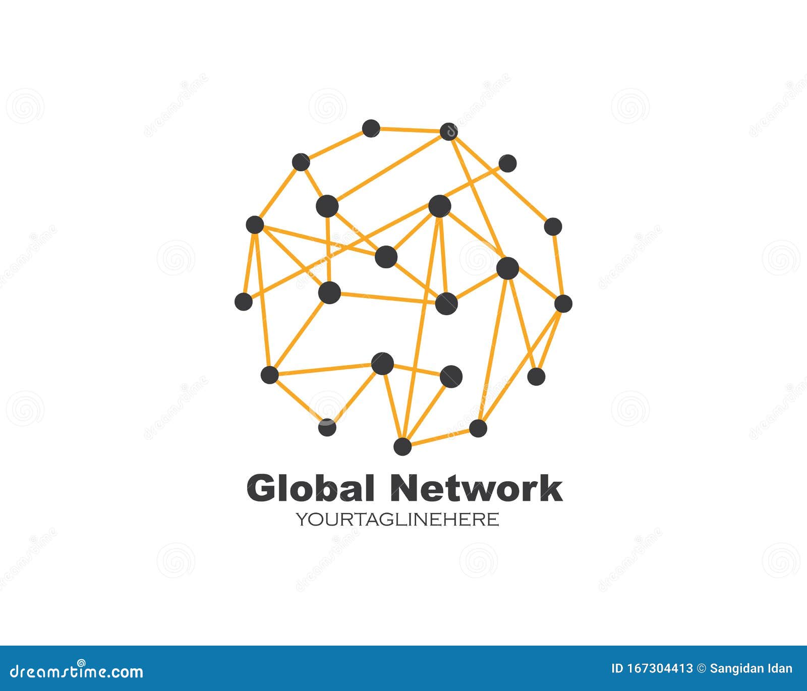 Global Network Logo Icon Vector Illustration Design Stock Vector ...