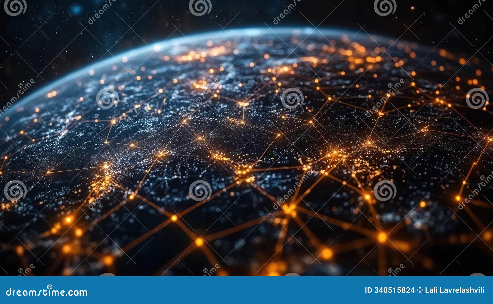 Global Network, Map and Worldwide Web for Connectivity, Innovation for ...