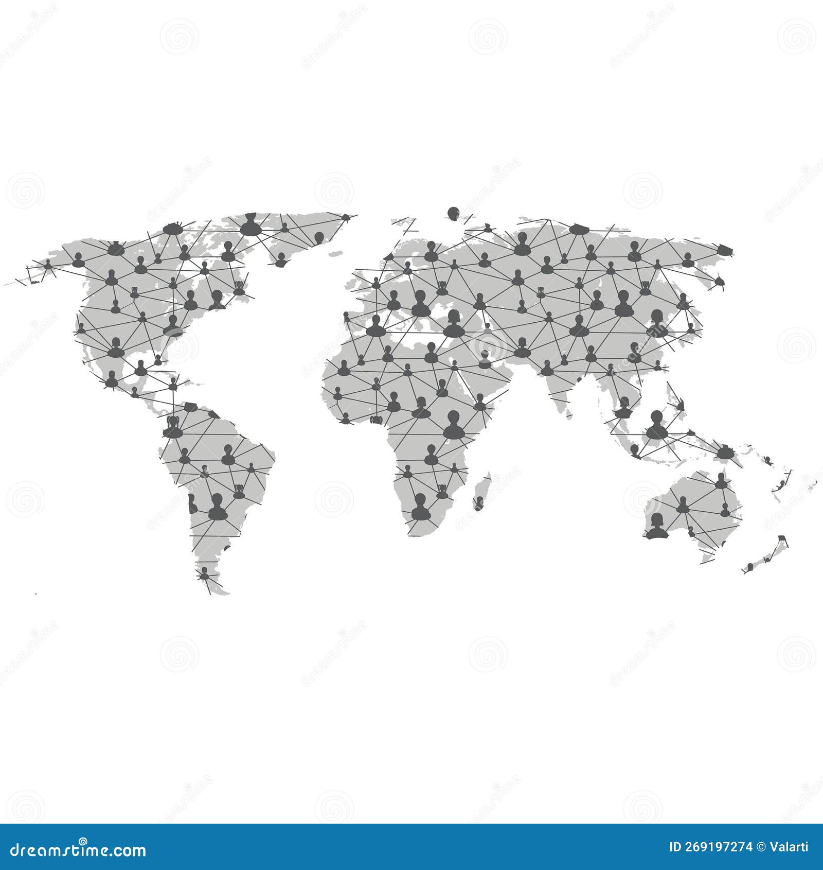 Network Mesh Round Stencils Map Of American Virgin Islands With ...