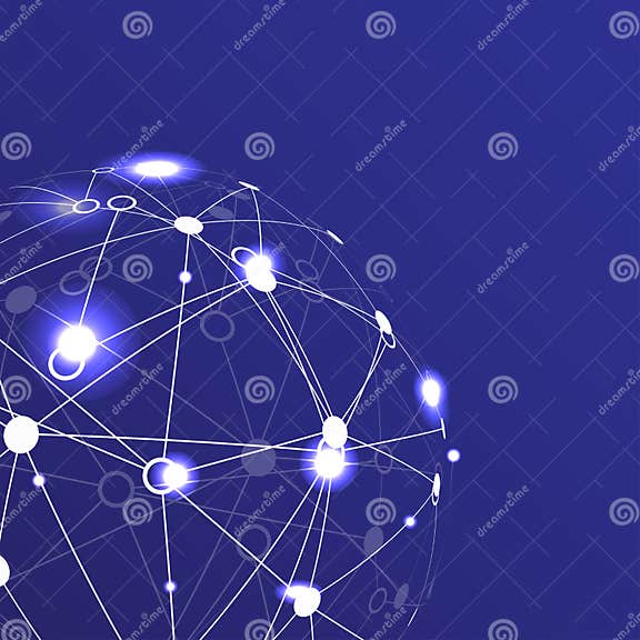 Global network stock vector. Illustration of technology - 50851150