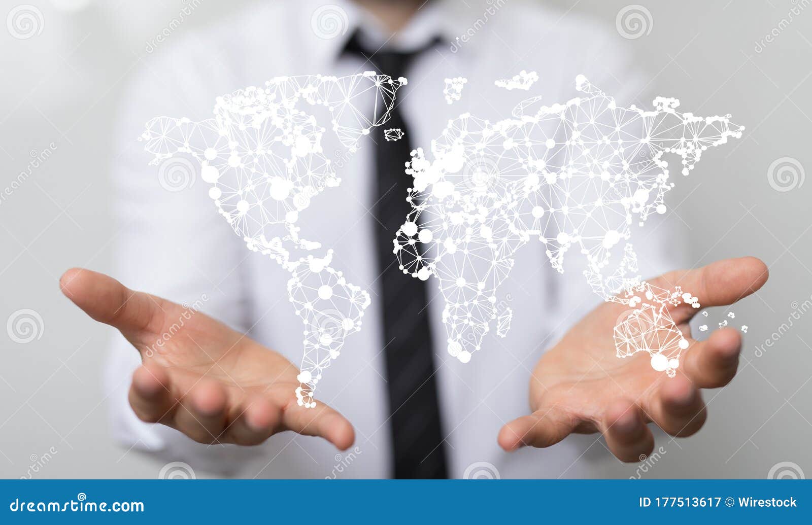 A Global Network of People Digital Stock Image - Image of network ...