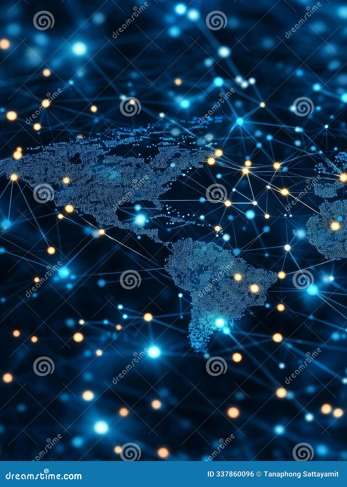 Global Network of Search Engines Interconnected Representing a Network ...